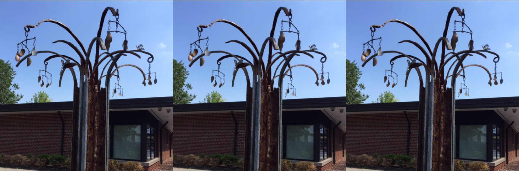Trolley Tree Sculpture Ceremony 9/22 - Albany Public Library